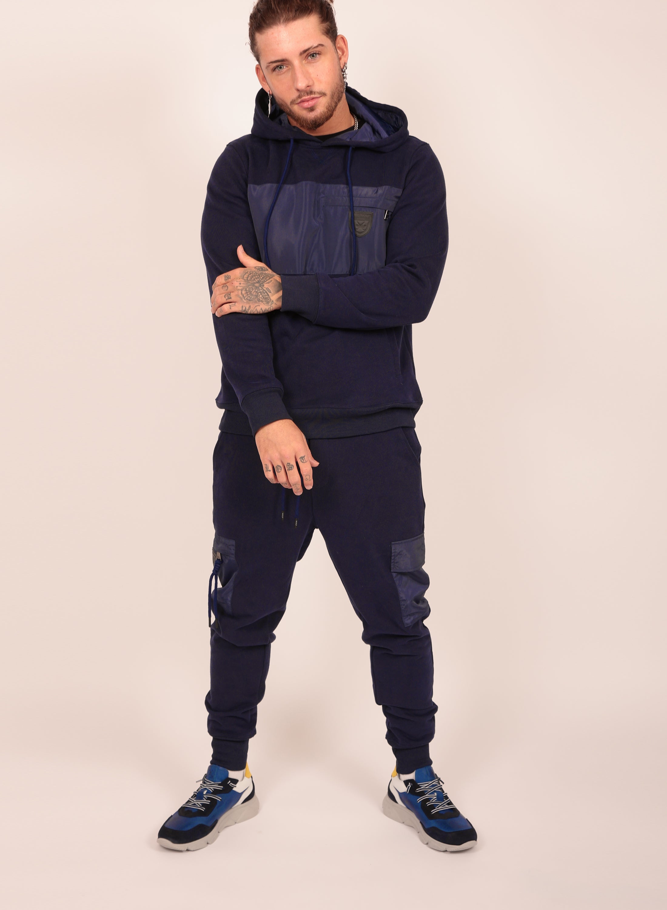 Heritage Tracksuit Set in Navy – The Wolf London Fashion