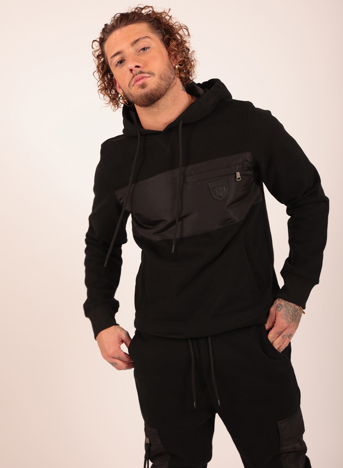 Heritage Tracksuit Set in Black – The Wolf London Fashion